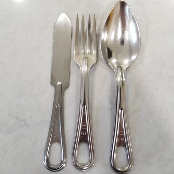 skoco | Dining | Vintage Us Military Utensil Set Skoco Post 95 ...